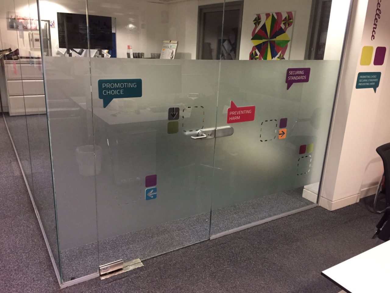 Glass Manifestation Signage & Displays in the UK | Create Signs